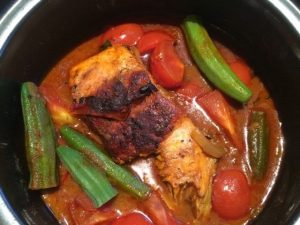 Curry Fish in under 20 minutes using left- over salmon – Nyonyalicious